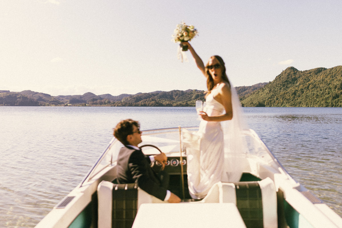 A Day of Destiny and Delight: Hayley & Cam's Lake Ōkareka, Rotorua ...